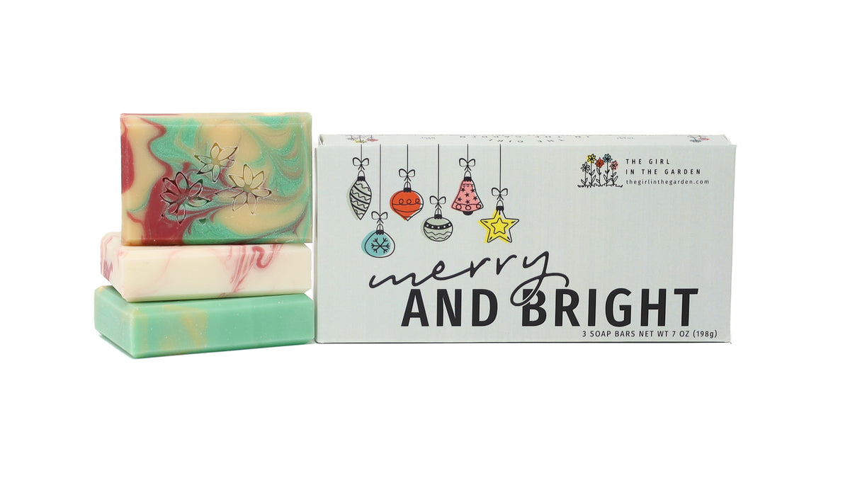 Christmas 3 Bar Hand Soap Set – The Girl in the Garden